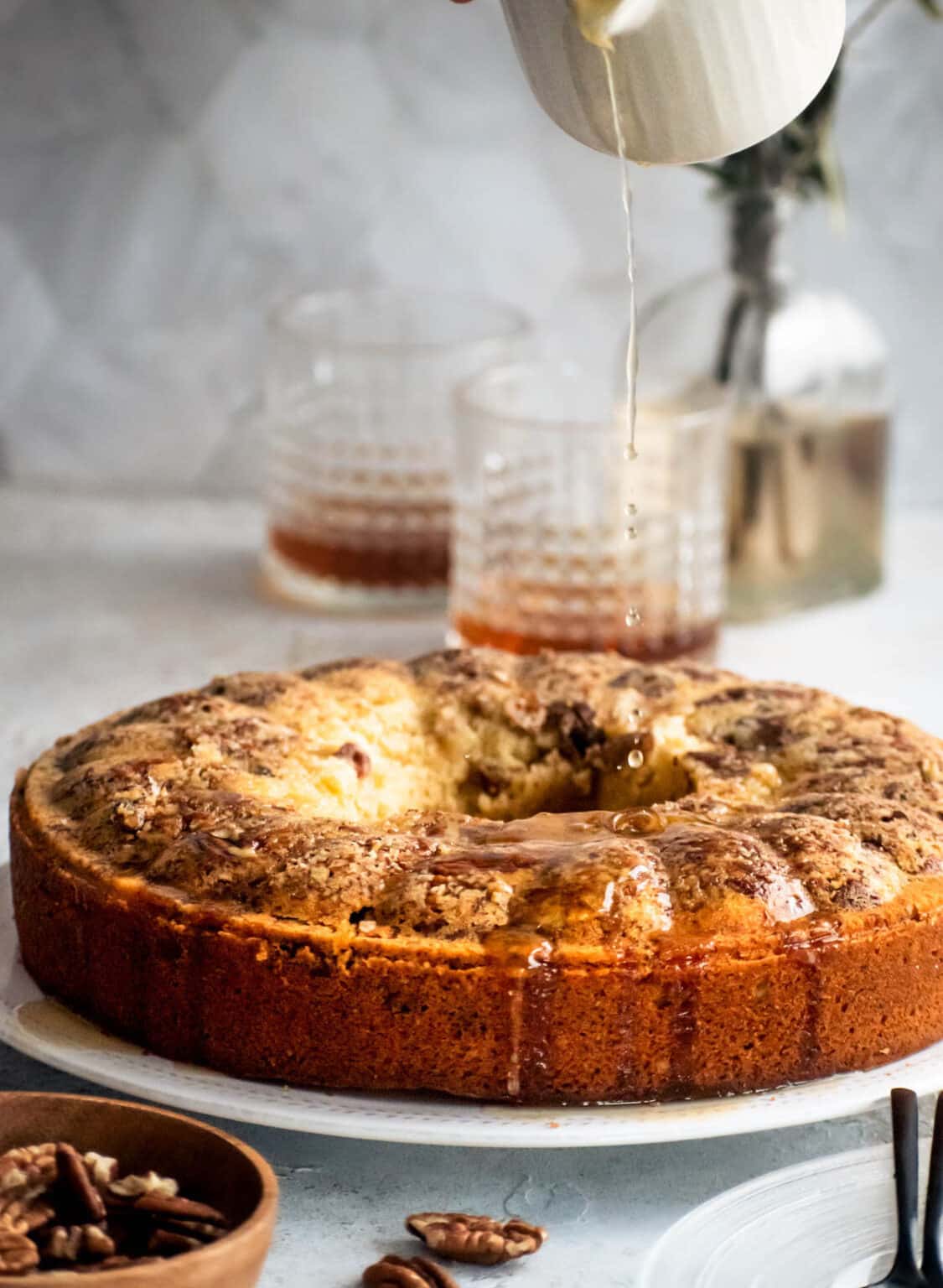Caribbean Rum Cake with Butter Glaze - Let's Eat Cuisine