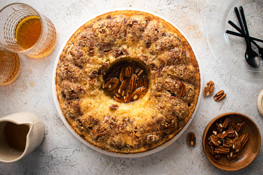 Caribbean Rum Cake with Butter Glaze - Let's Eat Cuisine