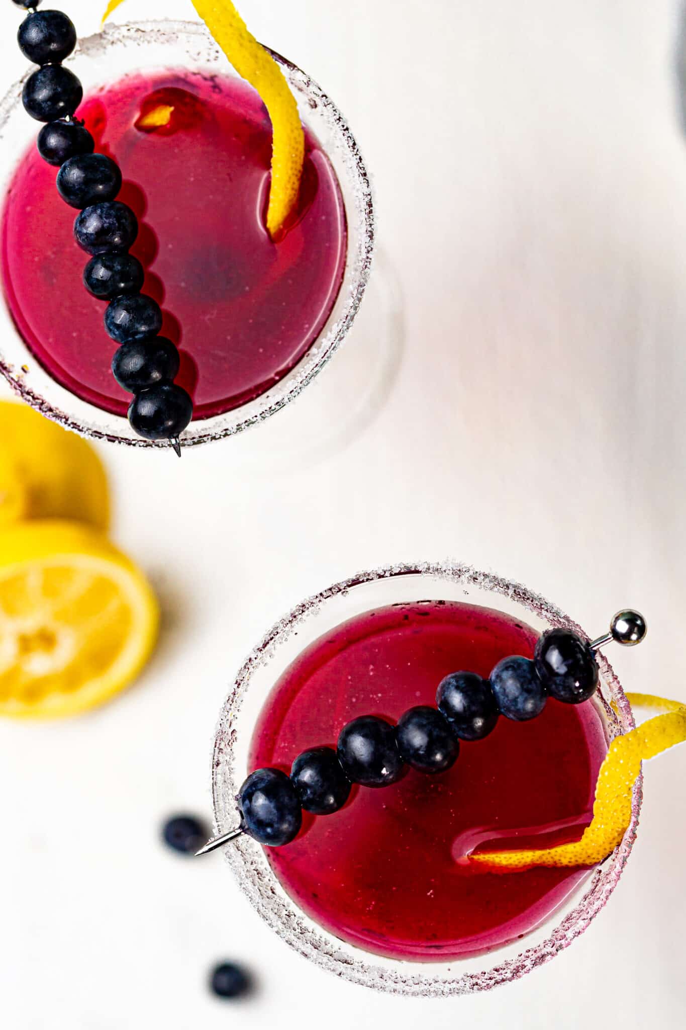 Blueberry Lemon Drop Martini - Let's Eat Cuisine