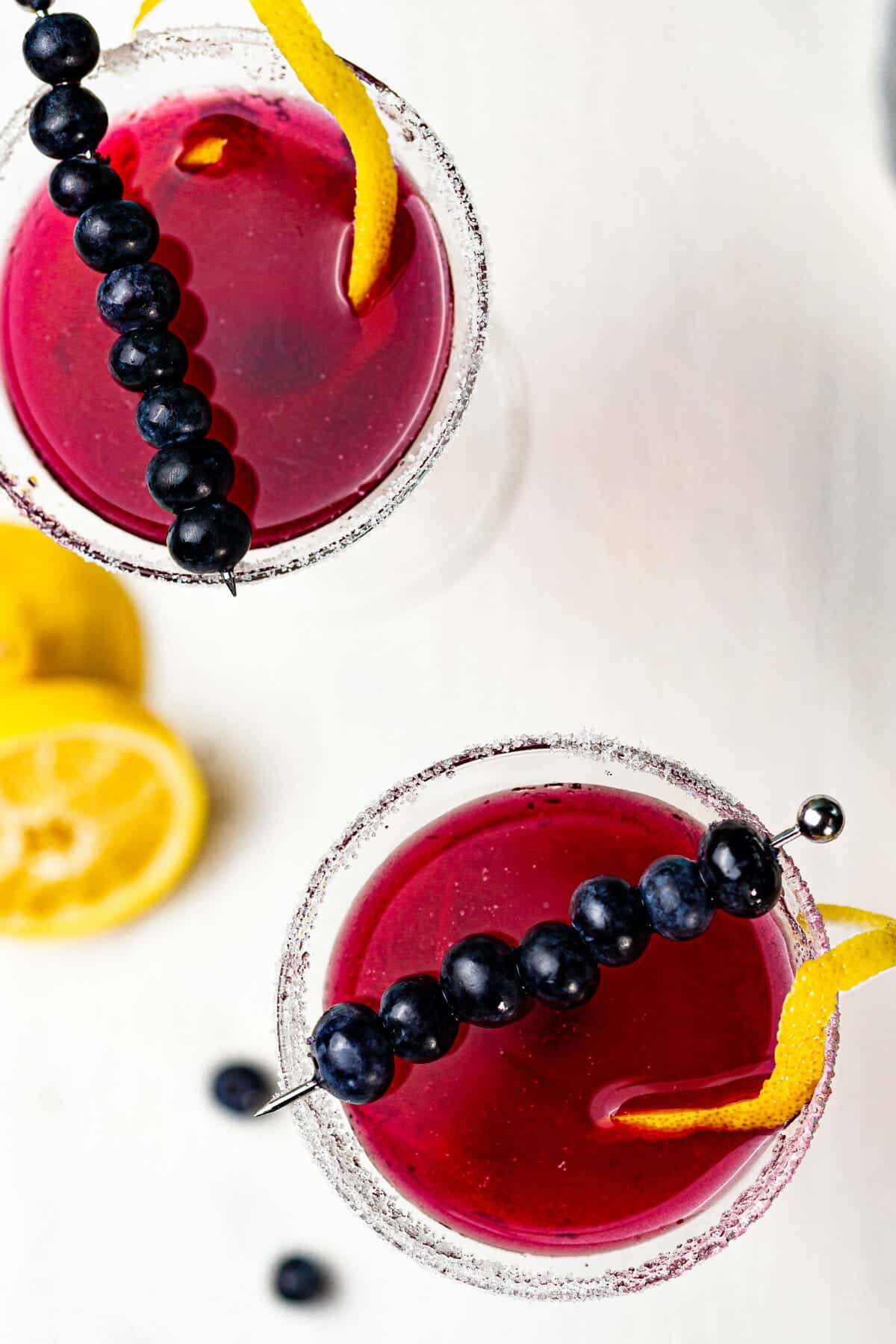 Blueberry Lemon Drop Martini - Let's Eat Cuisine